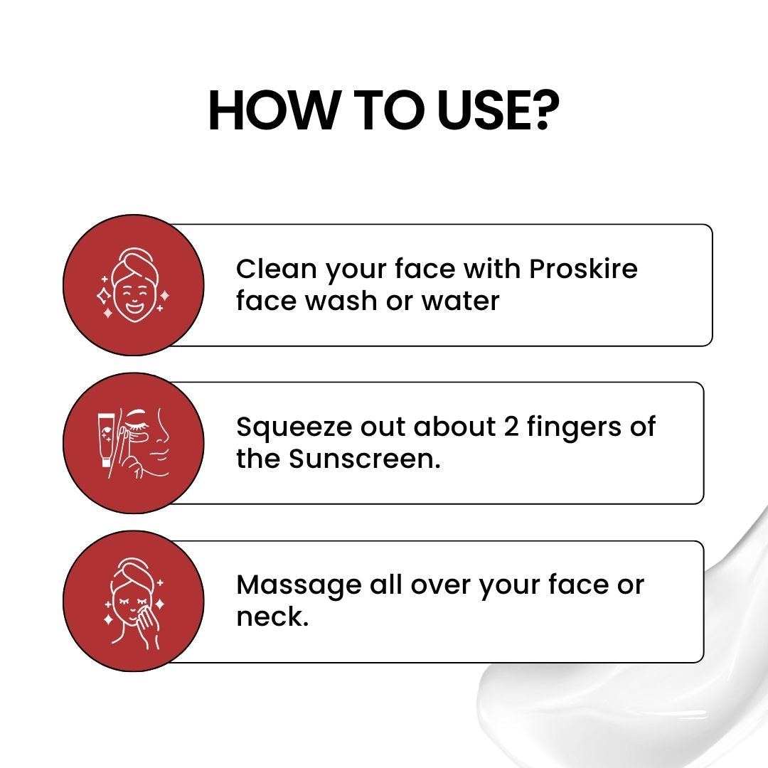 Vitamin C Serum With Sunscreen Gel Spf 50 Proskire